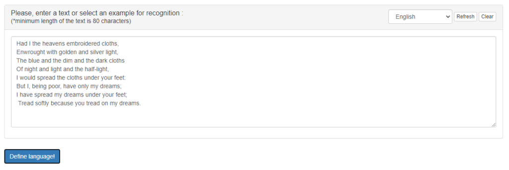 Language Identifier | Speech Synthesis and Recognition Laboratory